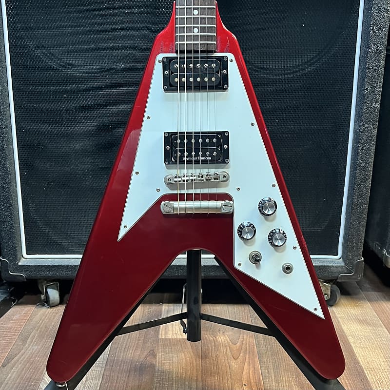 Greco Flying V - FV-600 1983 - Candy Apple Red | Reverb
