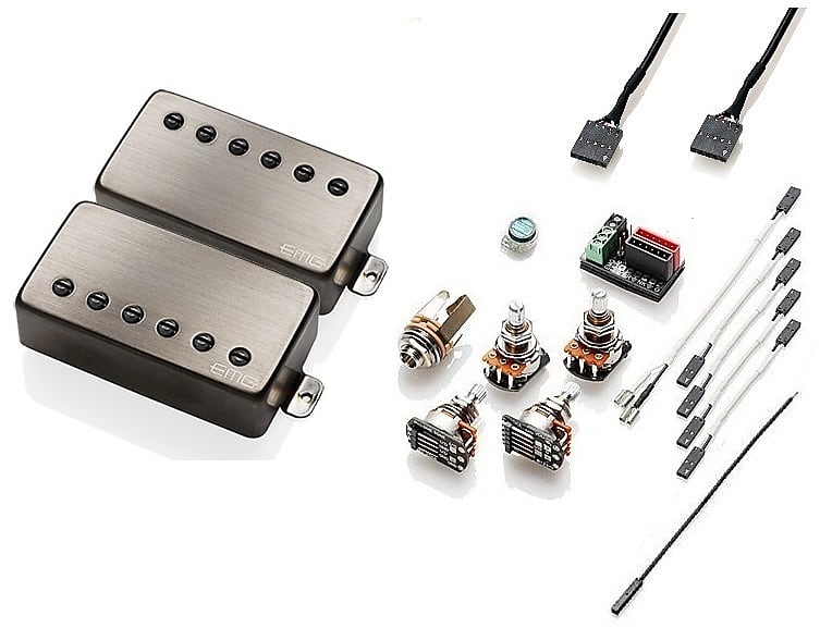 EMG Revelation Rev Set Brushed Black Chrome Prashant Aswani | Reverb