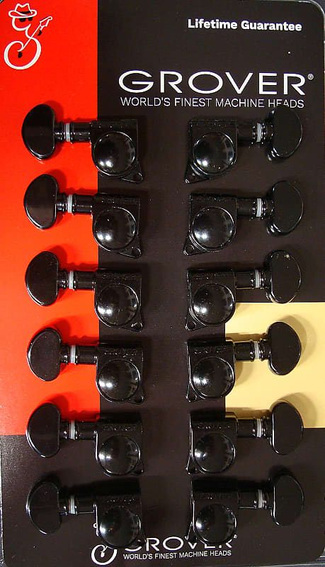 Grover 305BC12 Mid-Size Rotomatics® 12-String Tuners, 6 +6, | Reverb