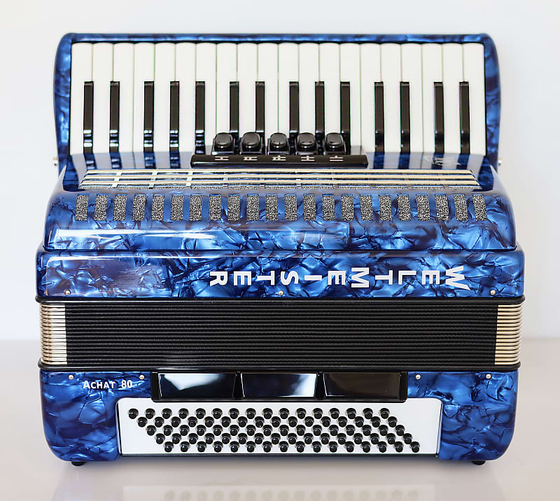 NEW Weltmeister Achat 80 Piano Accordion made in Germany, 80 | Reverb