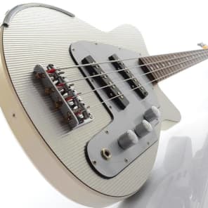 REVEREND Rumblefish Ridged Aluminum Electric Bass Guitar w/ | Reverb