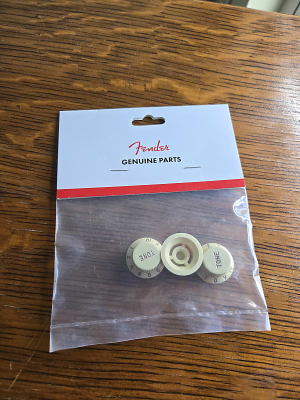Fender Strat Knobs - Aged White | Reverb