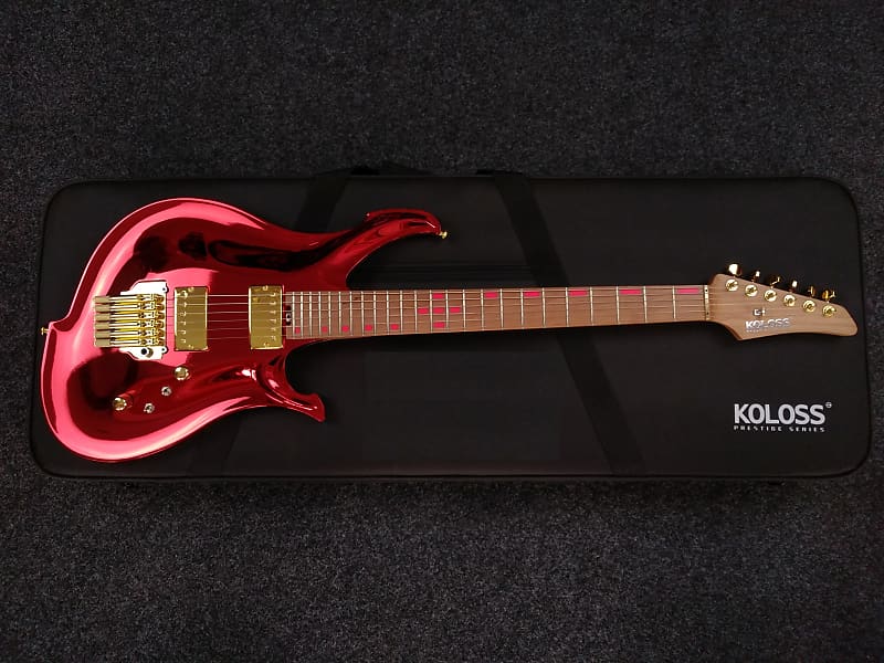 KOLOSS X6 Aluminum body electric guitar Red | Reverb