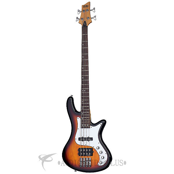 Repacked Schecter Stiletto Vintage-4 4 String Left Hand Bass | Reverb