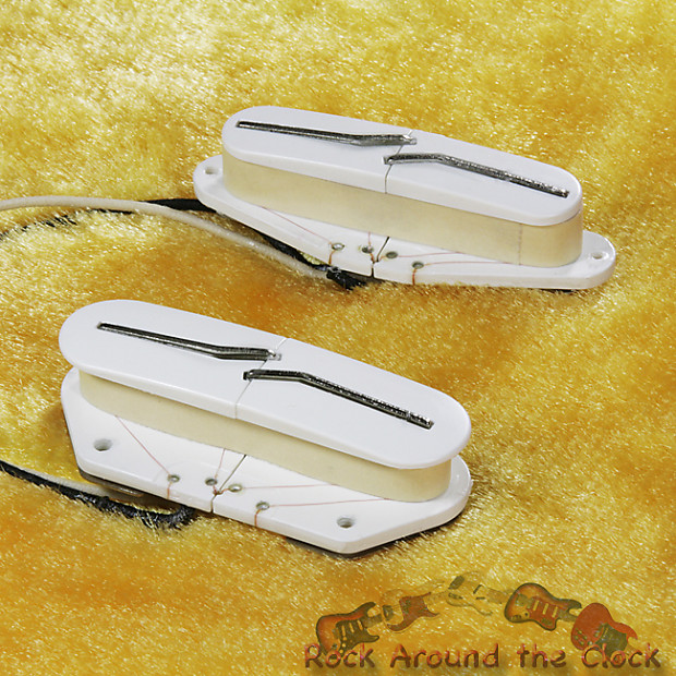 Lindy Fralin Split Blade Vintage Tele Pickup Set NEW! WHITE | Reverb