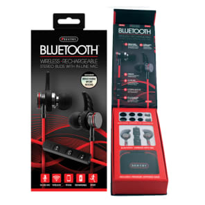 Sentry Bluetooth Stereo Earbuds with microphone has a | Reverb