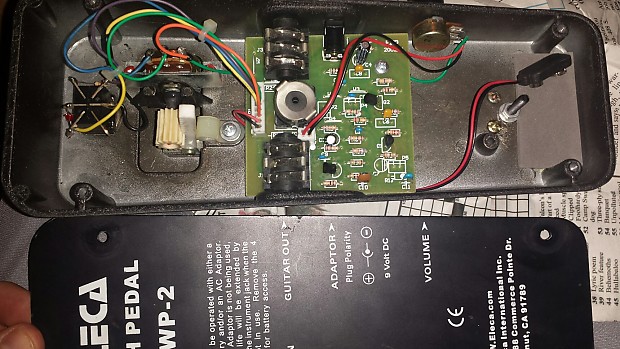 Eleca Wp-2 Wah Pedal W/ Volume Knob Halo Inductor | Reverb