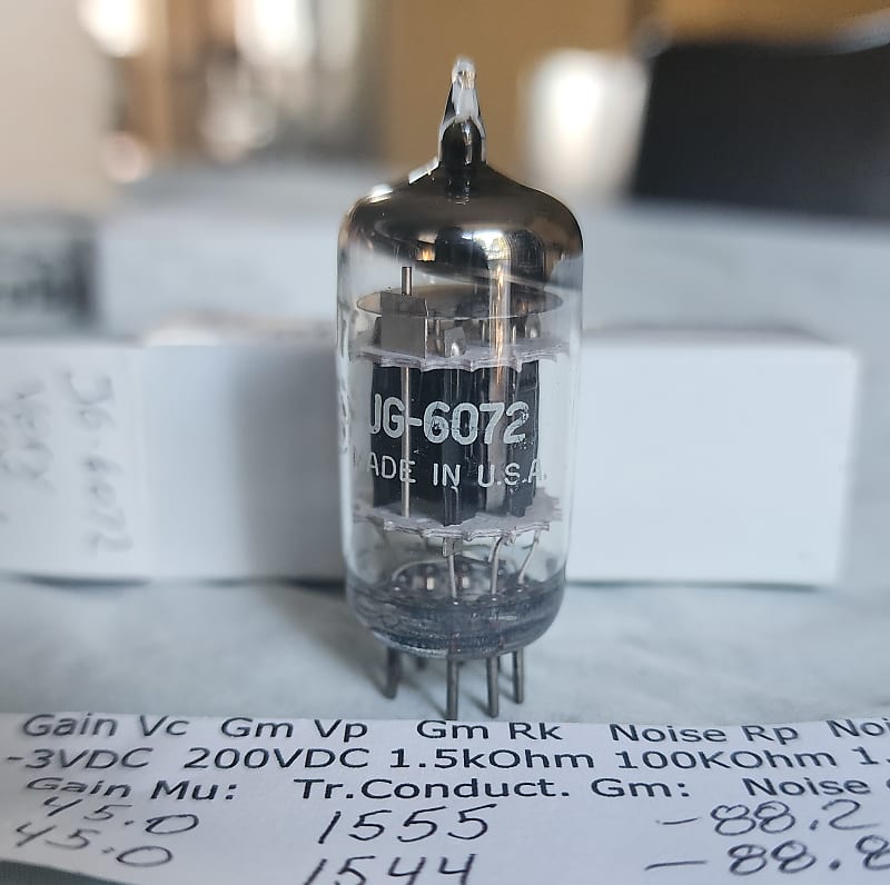 G.E 1959 JG 6072 Tube for AKG C12 C28 251 Microphones Tests | Reverb