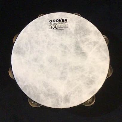 Grover Pro Percussion - 10" Dimpled German Silver Tambourine | Reverb