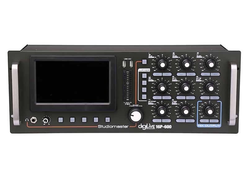 Studiomaster DIGILIVE 16P-600 Rack mount POWERED 4CH 4x 150 | Reverb