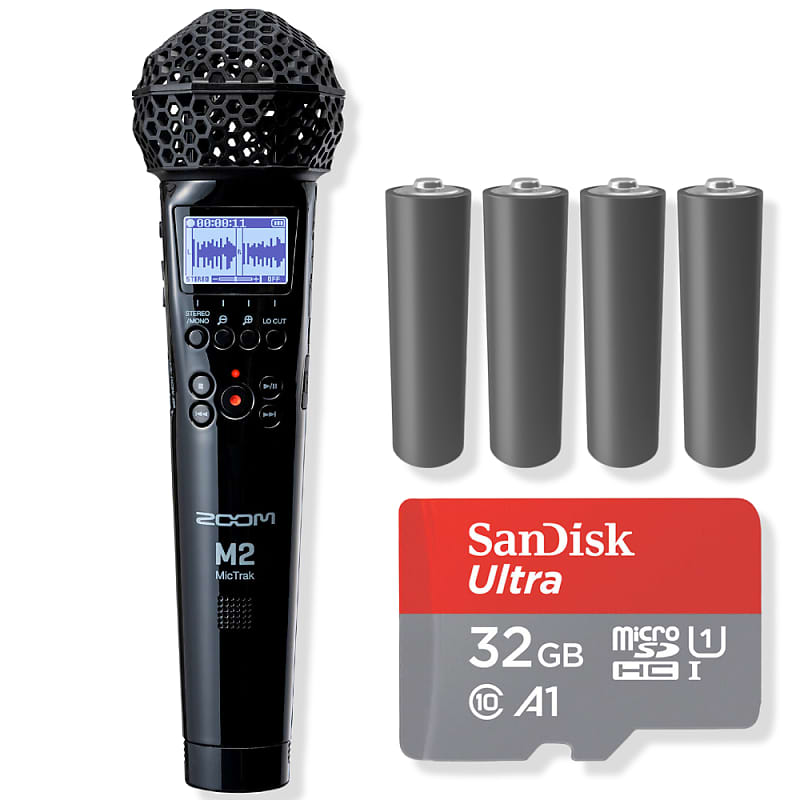 Zoom M2 MicTrak 2-channel 32-bit Portable Recorder with 5x AA | Reverb