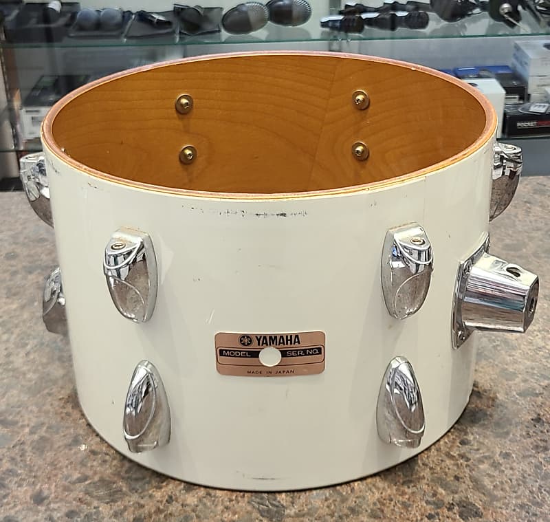 Yamaha TT-8126E 12" x 8" Tom Shell only Japan Vintage White | Reverb