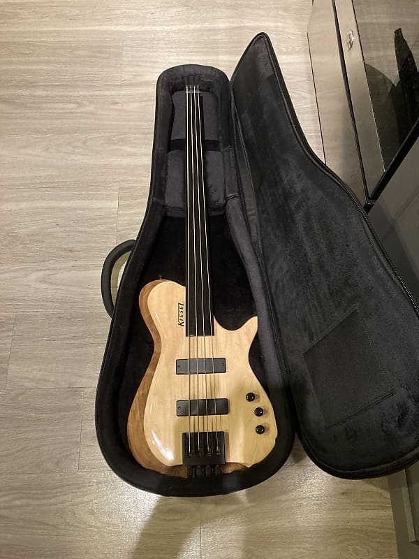 Kiesel Zeus Fretless 4 string bass Natural | Reverb