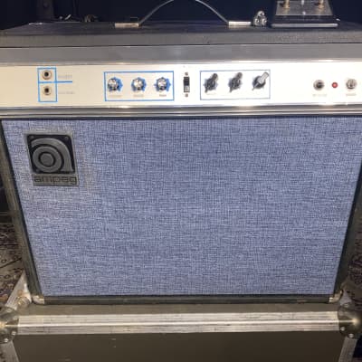 1968 Ampeg GS-12R Rocket II Amp with Foot Switch - Ken | Reverb