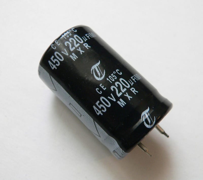 220uF 450V Electrolytic Capacitor Hi-fi Valve Audio | Reverb UK