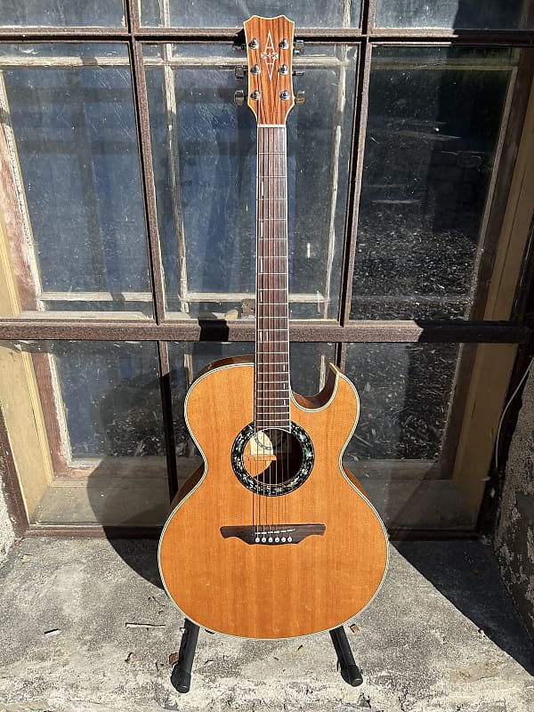 Alvarez Silver Anniversary 2555 Acoustic Electric Guitar 1995 | Reverb