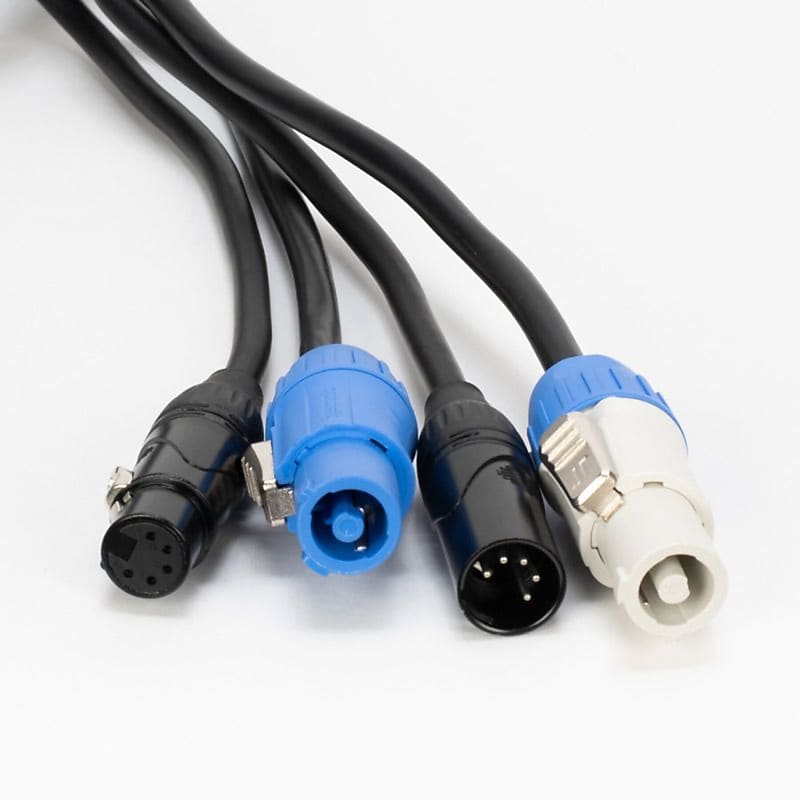 Accu-Cable AC5PPCON12 12 Foot 5-Pin Male To Female Power Link | Reverb