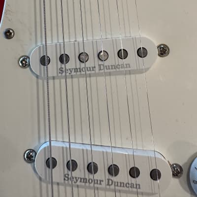 Fender STRATOCASTER BLACK LABEL 1995 - CHERRY RED | Reverb