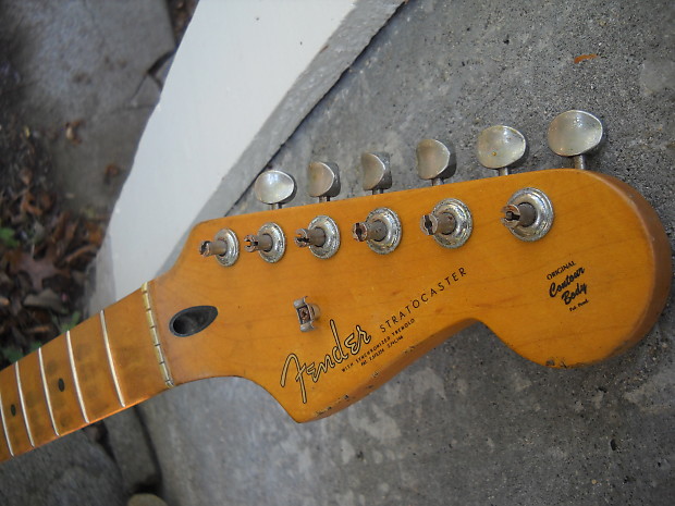 Genuine Fender Relic Strat neck Aged finish Nitro | Reverb UK
