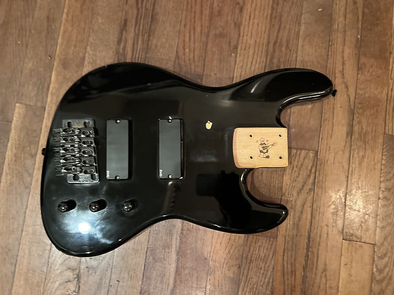 Warmoth loaded 5 string bass guitar body | Reverb