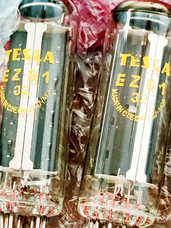 Tesla Ez81 NOS 1970 (4 Tubes) | Reverb