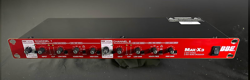 BBE Max-X3 3-way / 2-way Stereo Crossover | Reverb