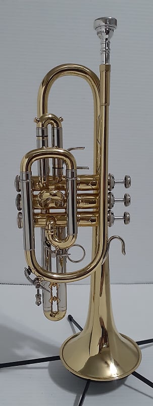 Bach Stradivarius #M/L Bore Cornet #37 , Bach 6 mouthpiece & | Reverb