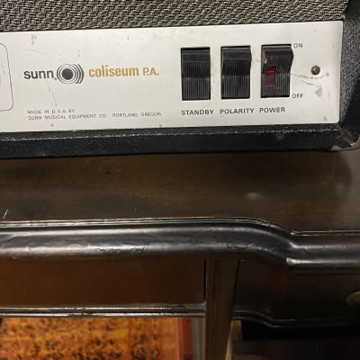 Sunn Coliseum PA 1968 - Black | Reverb