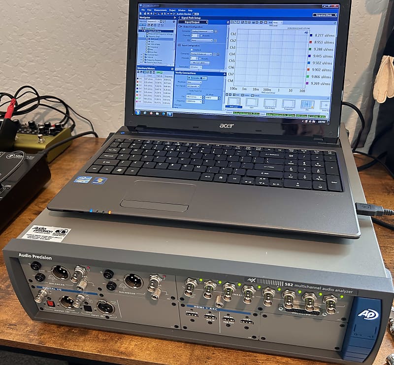 Audio Precision APX-582 Multichannel Analog/Digital Audio | Reverb Audio Precision APX-582 Multichannel Analog/Digital Audio | Reverb