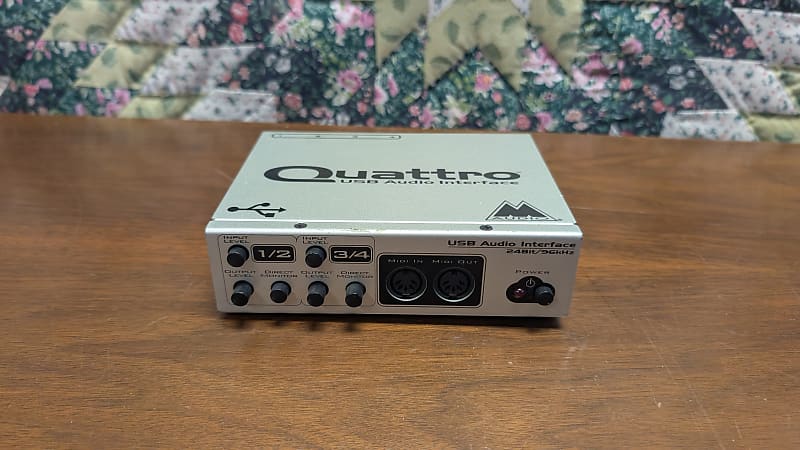 M-Audio Audiosport Quattro 4x4 USB Audio/MIDI Interface 2000s | Reverb