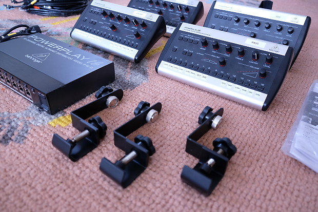 4 Behringer P16 Personal Mixers Including P16 Distributor, | Reverb