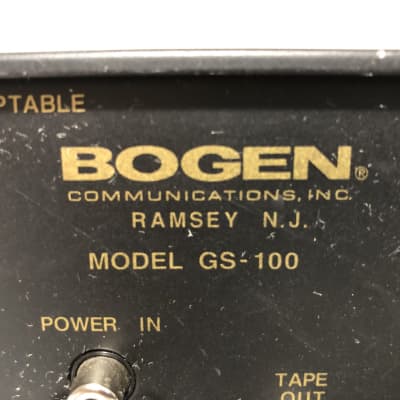 Bogen GS-100 Amplifier Gold Series Amp Audiophile Pro Audio | Reverb