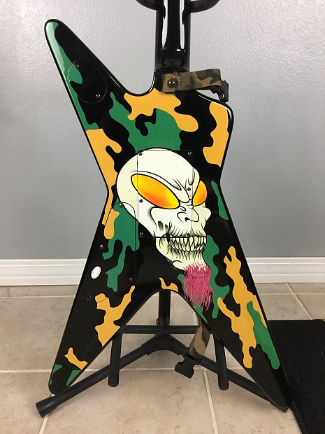 Washburn 333 Trendkill Dimebag Darrell Signature 1990's Camo | Reverb