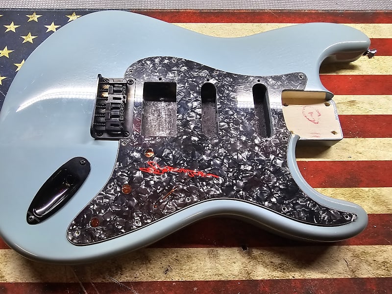 Squier Stratocaster Bullet body 2020ish - Sonic Grey | Reverb
