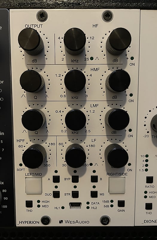 WesAudio HYPERION ng500 500 Series Parametric EQ Module | Reverb