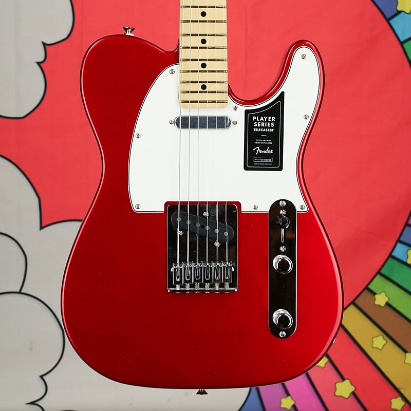 Fender Player Telecaster, Maple Fingerboard, Candy Apple Red | Reverb