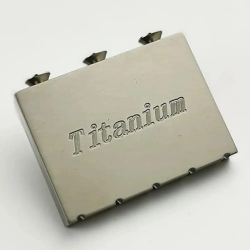 34MM Guitar Bridge Tremolo Titanium Block | Reverb
