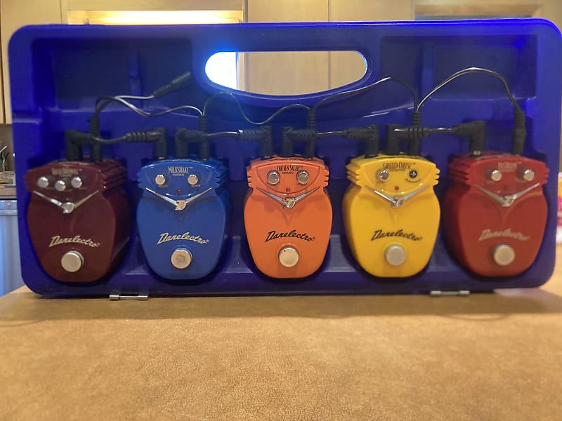 Danelectro Mini effects pedals and board 1990s | Reverb