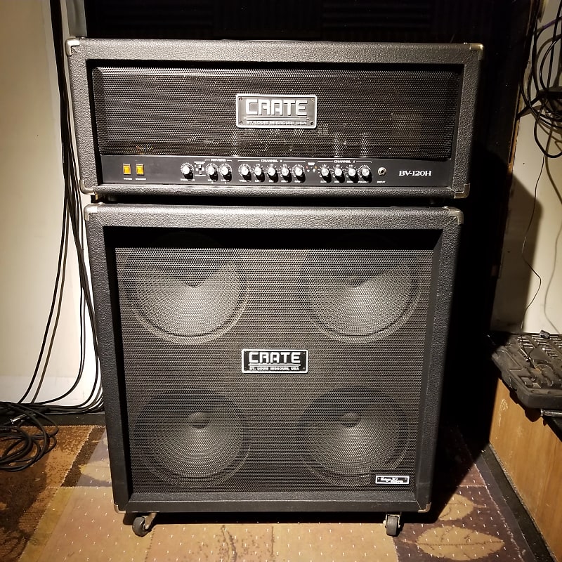 Crate BV120 & Matching Bottom Cab W/Original V30's & Crate 2 | Reverb