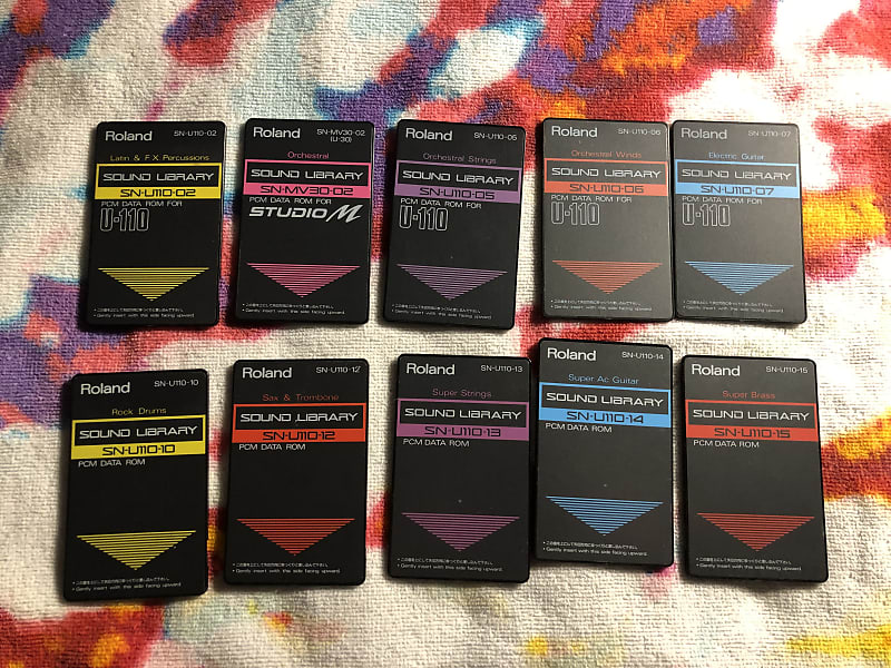 Roland Sound Library Cards (10 Count) | Reverb