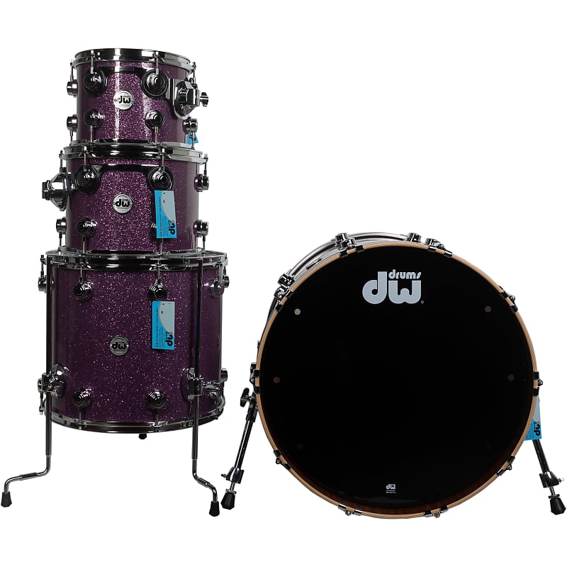 Drum Workshop Collectors Series 4-Piece Shell Kit - Purple | Reverb