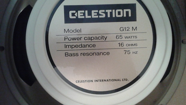 Celestion G12M-65 Creamback 12 Inch 65-Watt 16 Ohm Speaker | Reverb