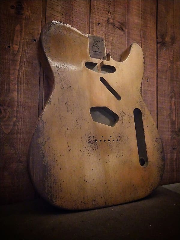#202417 :: Baldman's Relic Telecaster body in Dirty | Reverb