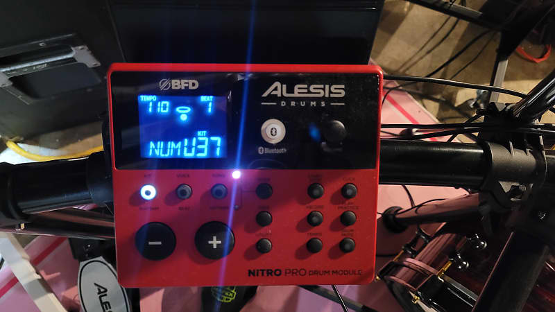 Alesis Nitro PRO Drum Brain Module BFD with Cables | Reverb