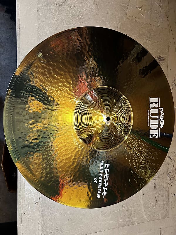 Mint Paiste 24" RUDE John Dolmayan Eclipse Mega Power Ride | Reverb