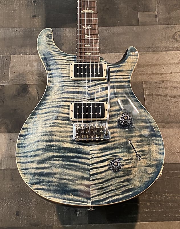PRS CUSTOM 22 Faded Whale Blue | Reverb
