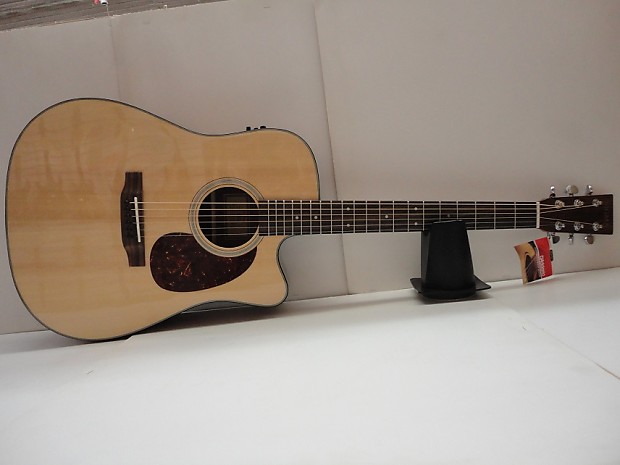 Sigma SD18CE A/E Cutaway Solid Spruce Top Dreadnought | Reverb