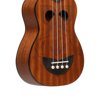 Stagg Tiki Series Soprano Ukulele With Sapele Top Eh Finish | Reverb