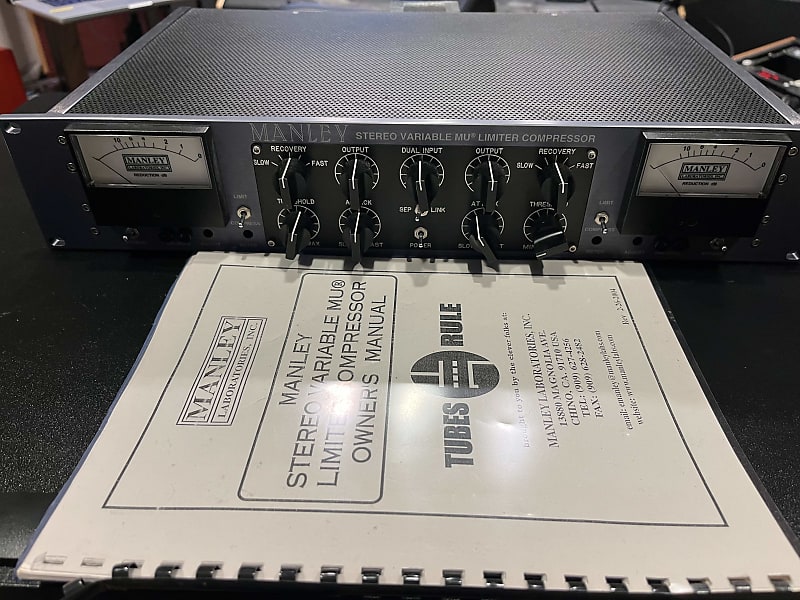 Manley Labs Variable MU Stereo Tube Compressor Limiter vers4a | Reverb