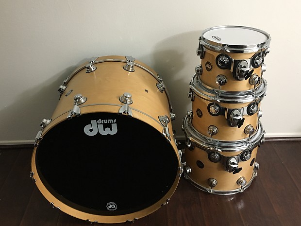 DW Collector's Series 4 Piece Drum kit with DW Bags, Double | Reverb